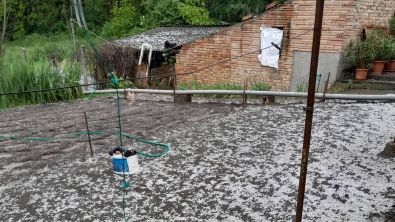Jégeső verte el a Dunántúlt, de még nincs vége a zord időnek