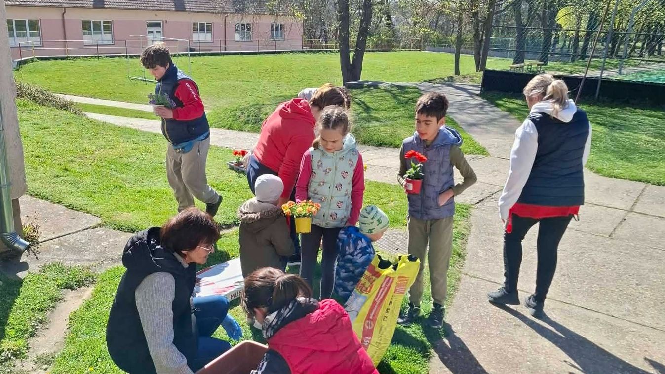 Gyermekkezek nyomán virágzik az iskola