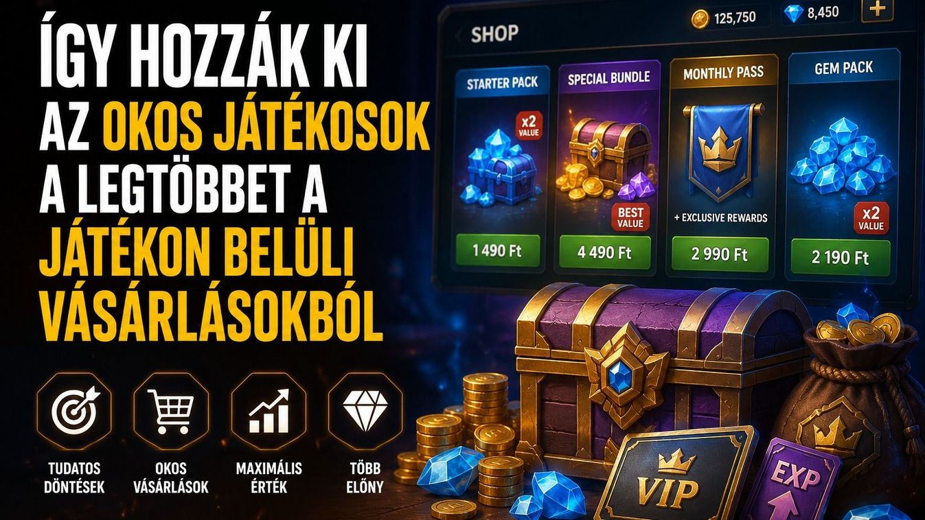Így hozzák ki az okos játékosok a legtöbbet a játékon belüli vásárlásokból